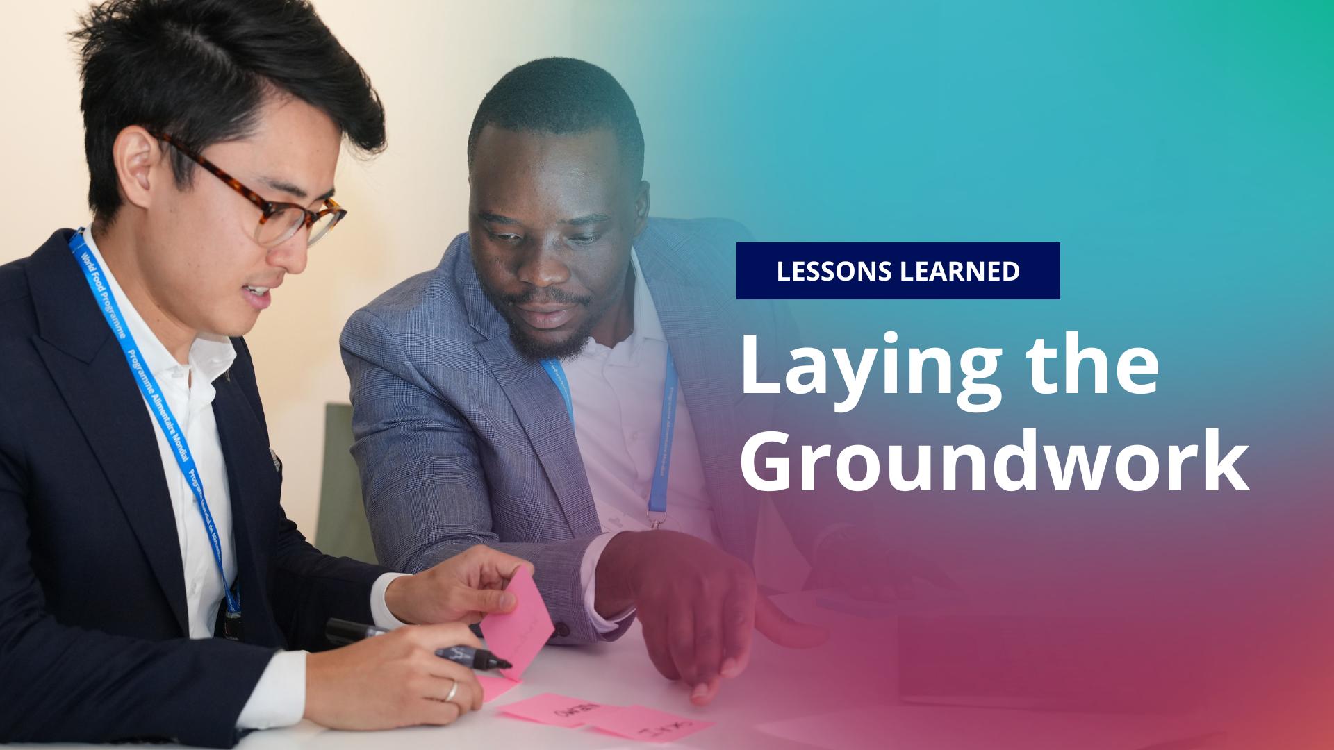WFP innovation lessons learned 2023: Laying the groundwork | WFP Innovation WFP innovation lessons learned 2023: Laying the groundwork | WFP Innovation